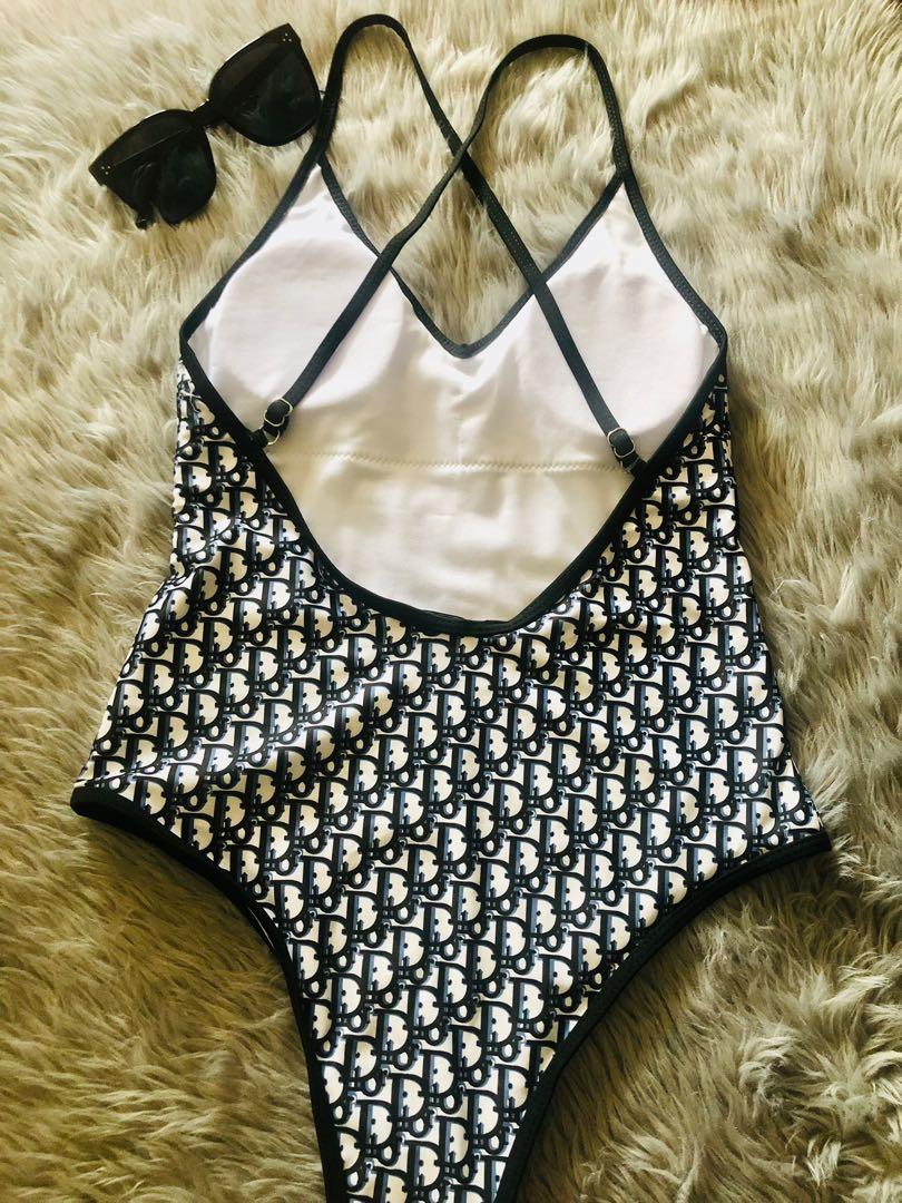 CD One Piece Sexy Back Swimsuit, Women's Fashion, Swimwear, Bikinis ...