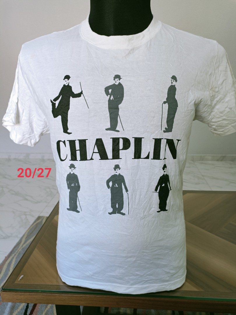 Charlie Chaplin Mens Fashion Tops And Sets Tshirts And Polo Shirts On Carousell