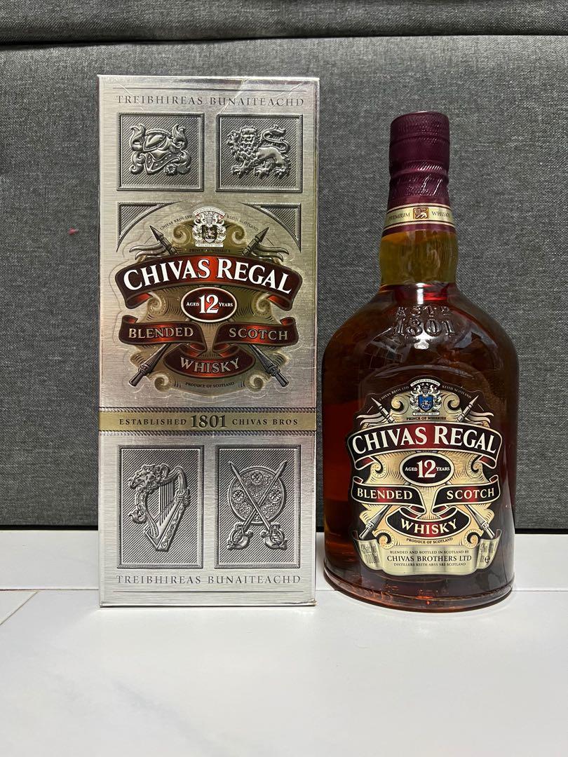 Chivas Regal (1L), Food & Drinks, Alcoholic Beverages on Carousell