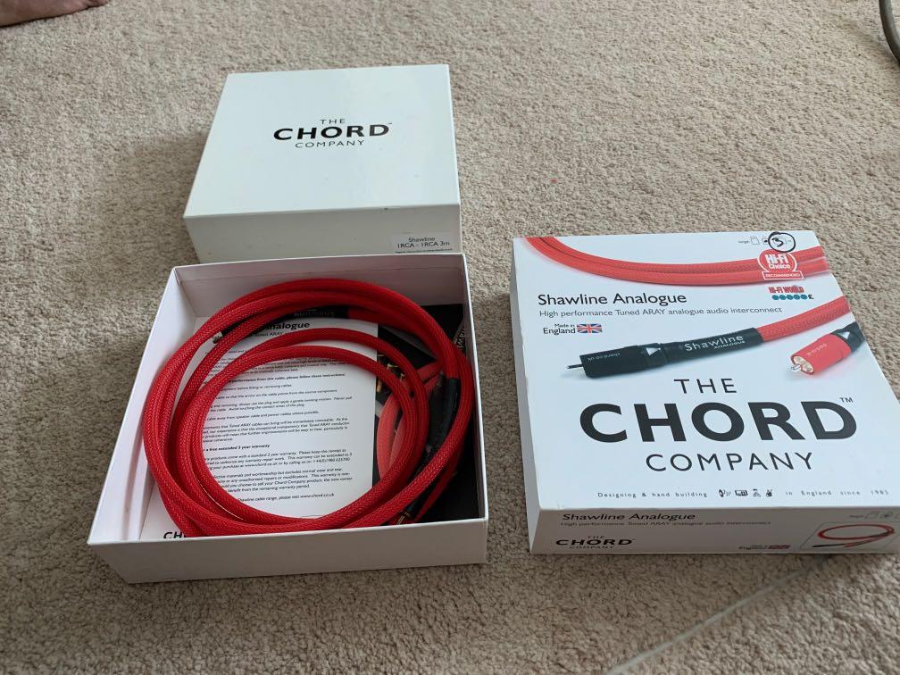 CHORD SHAWLINE SUBWOOFER CABLE, Audio, Soundbars, Speakers & Amplifiers ...