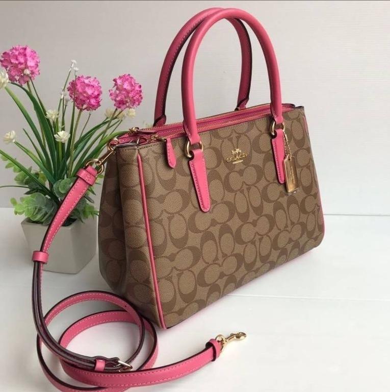 Coach Surrey Carryall Satchel Crossbody Bag In Signature Canvas F67026 ...