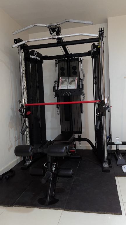 Complete Home Gym Machine - Inspire FT2 Functional Trainer w Squat Rack ...