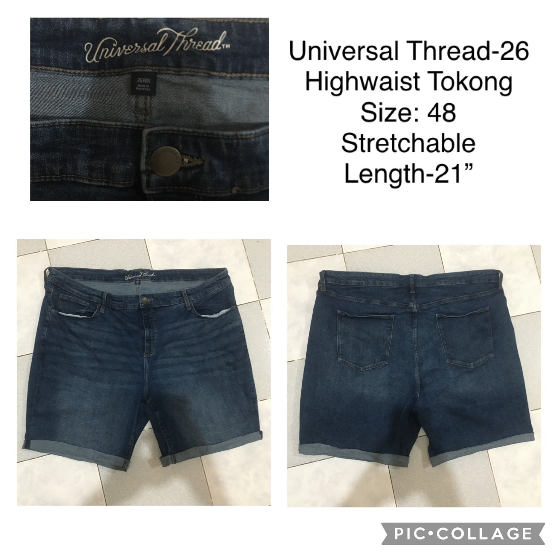 Denim Tokong Short, Women's Fashion, Bottoms, Shorts on Carousell