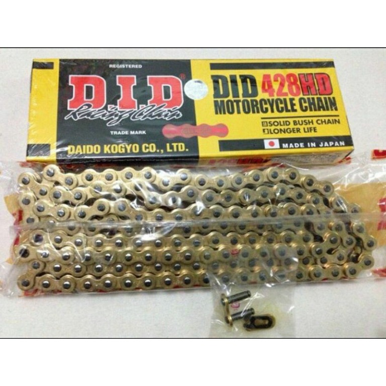 428 Motorcycle Chain JT HPO Heavy Duty O-Ring Motorcycle Chain 428 ...