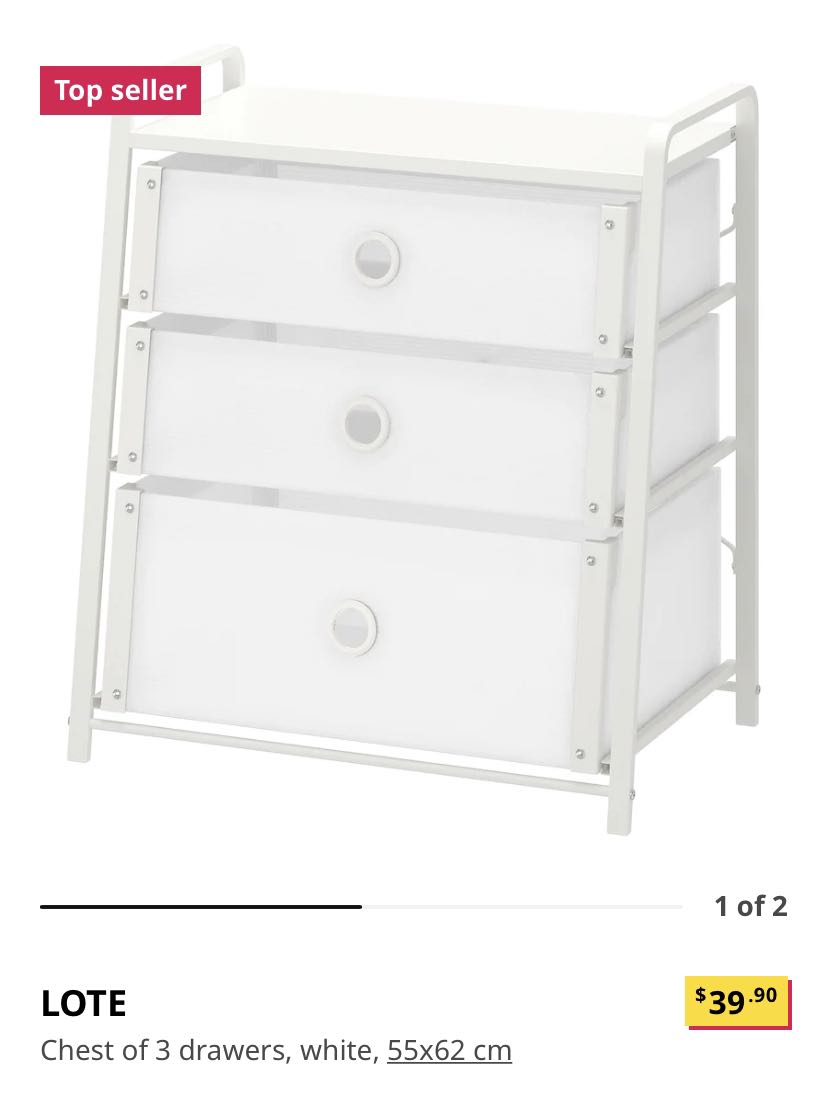 Drawer, Plastic, IKEA LOTE, Furniture & Home Living, Furniture, Shelves ...