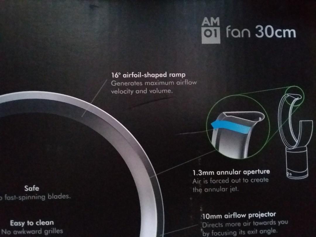 Dyson air multiplier AM01, Furniture & Home Living, Lighting & Fans ...