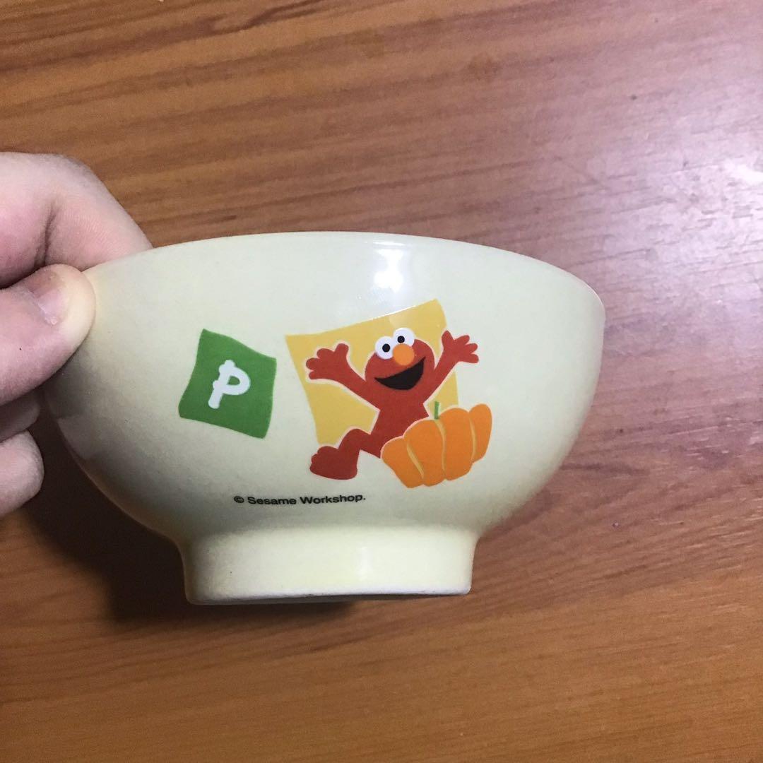 Elmo Sesame Street Mister Donut Small Bowl, Furniture & Home Living ...