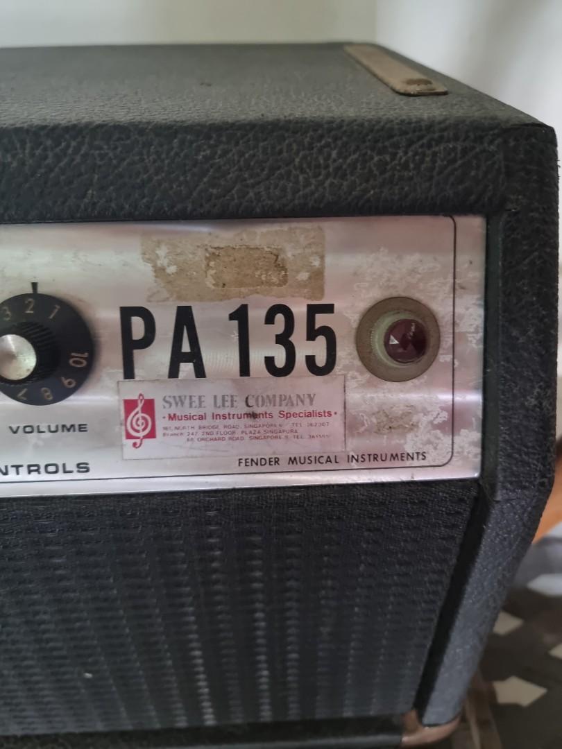 Fender PA 135 Amplifier, Hobbies & Toys, Music & Media, Musical ...