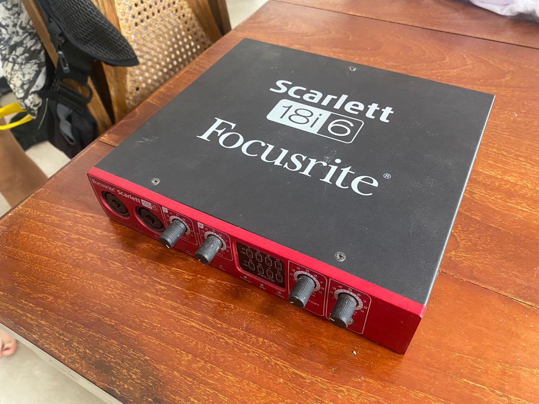 Focusrite Scarlett 18i6 USB Audio Interface, Audio, Other Audio ...