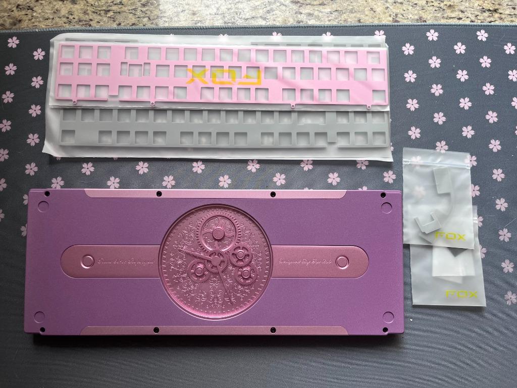[Fox Lab] Time 80 Reforged Lilac - Custom Mechanical Keyboard, 電腦＆科技 ...