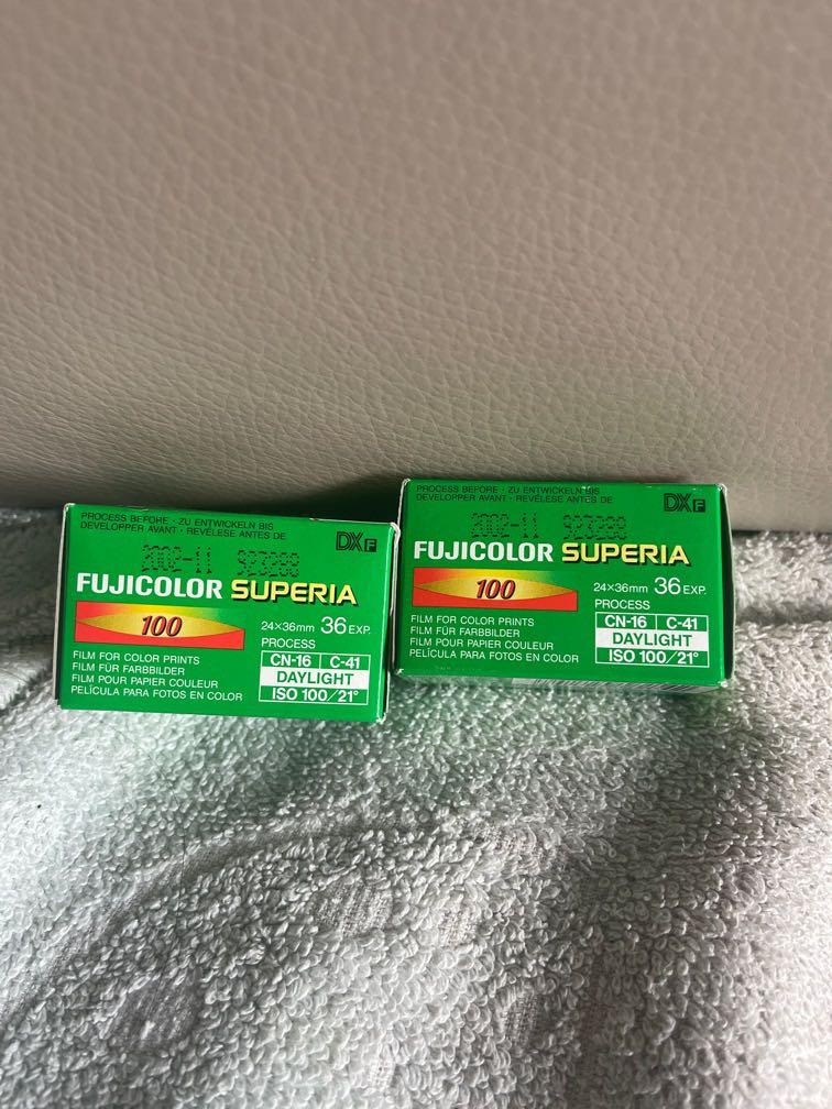 Fujicolor Superia 100 過期20年菲林, 攝影器材, 攝影配件, 其他攝影配件 - Carousell