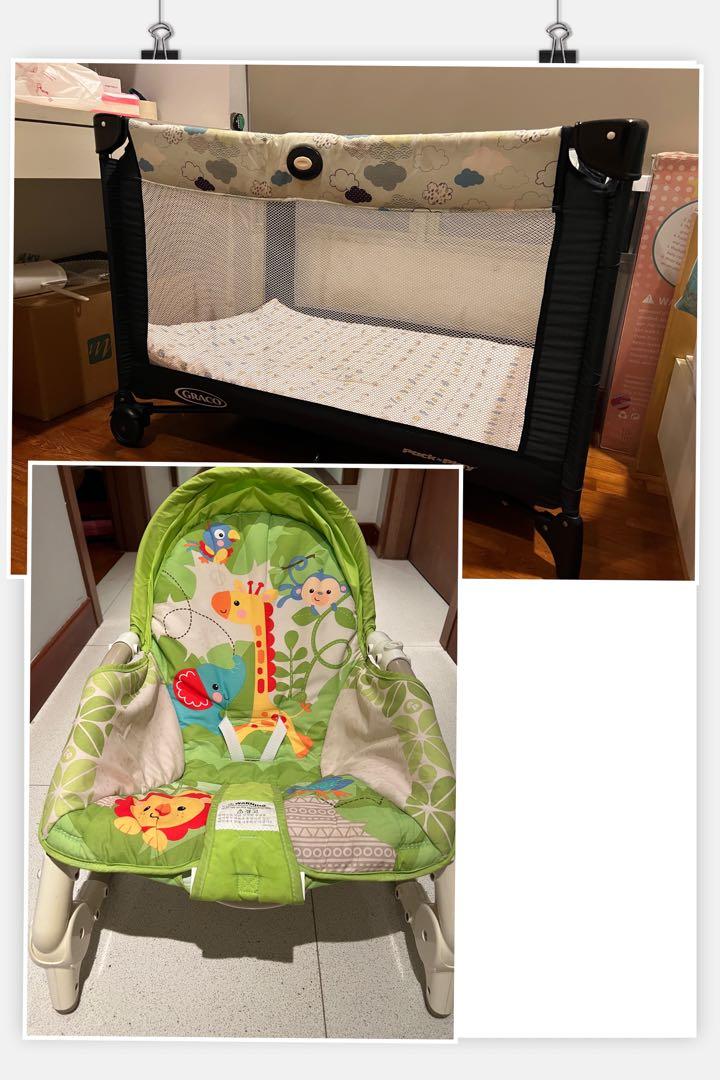 To bless: Graco playpen & rocker, Babies & Kids, Baby Nursery & Kids ...