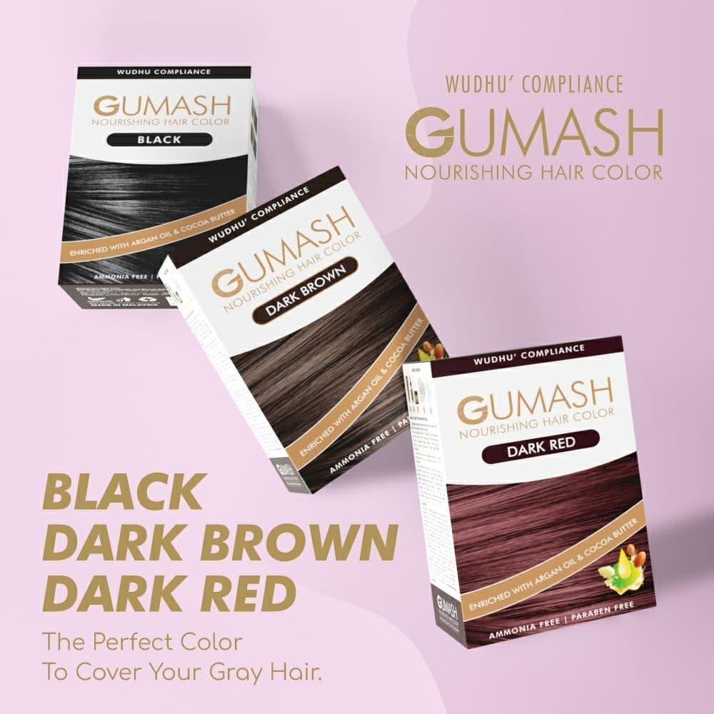 GUMASH HALAL HAIR DYE / WUDHU FRIENDLY / WHITE HAIR / UBAN, Beauty & Personal Care, Hair on ...