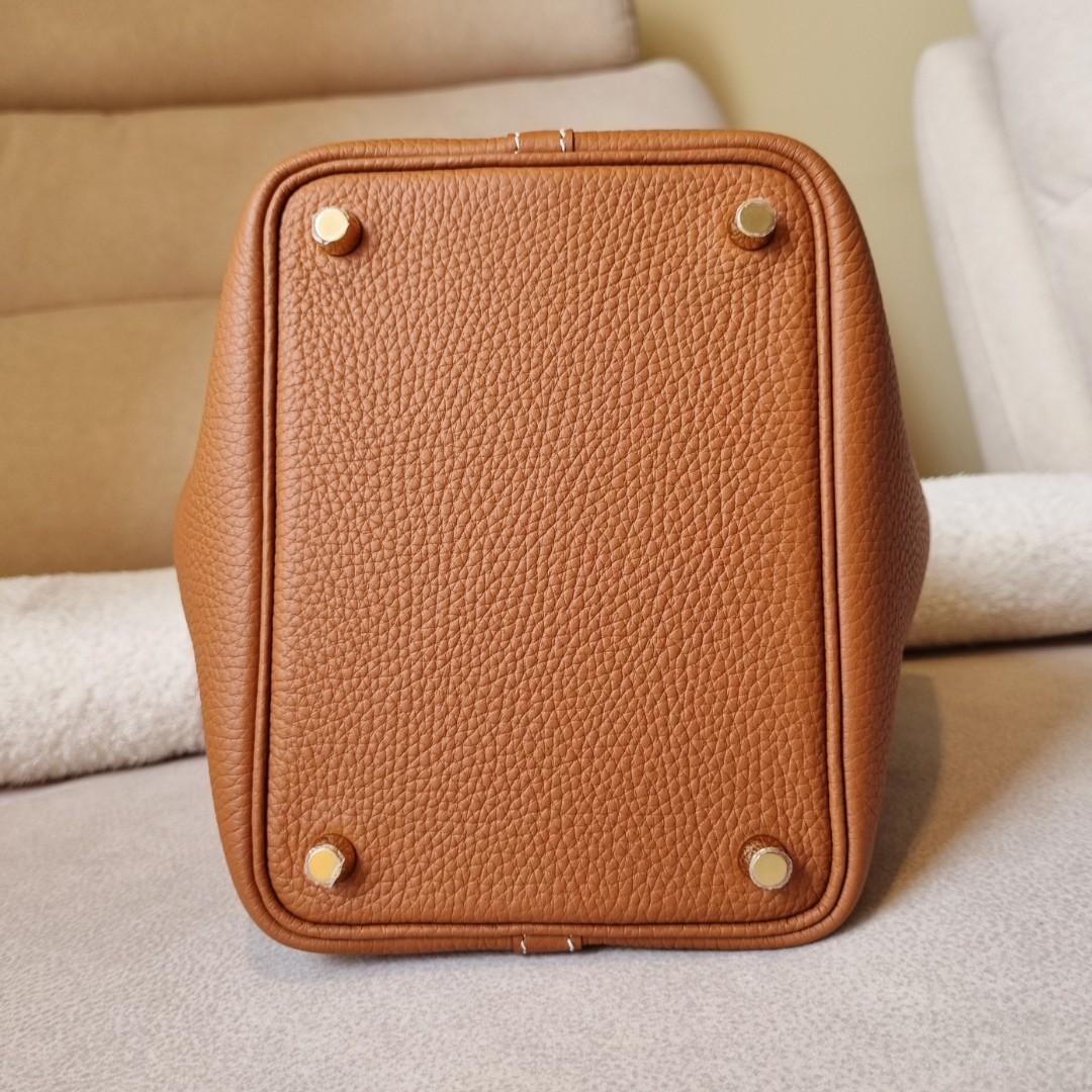 Hermes Picotin 18 Gold with Gold Hardware, Luxury, Bags & Wallets on ...