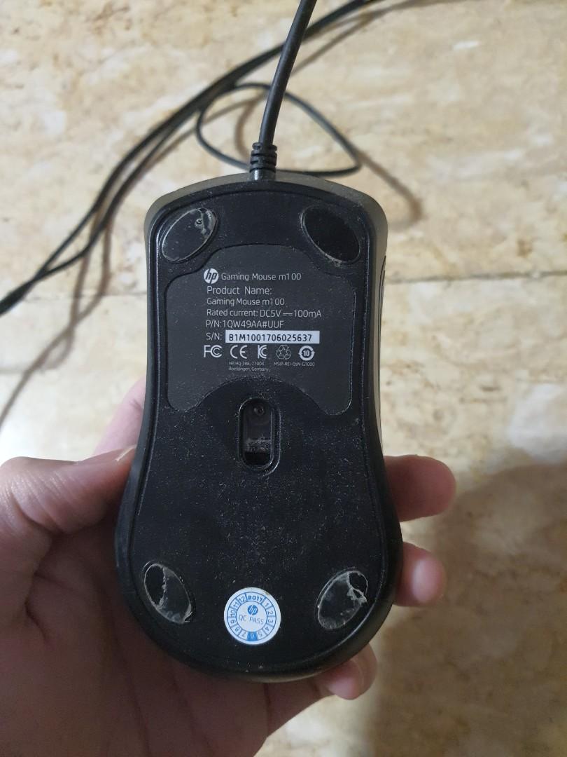 hp gaming mouse m1000, 電腦＆科技, 電腦周邊及配件, 電腦滑鼠及相關產品 - Carousell