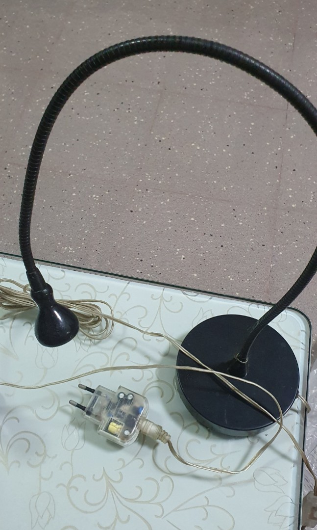 IKEA Black Table Lamp, Furniture & Home Living, Lighting & Fans ...