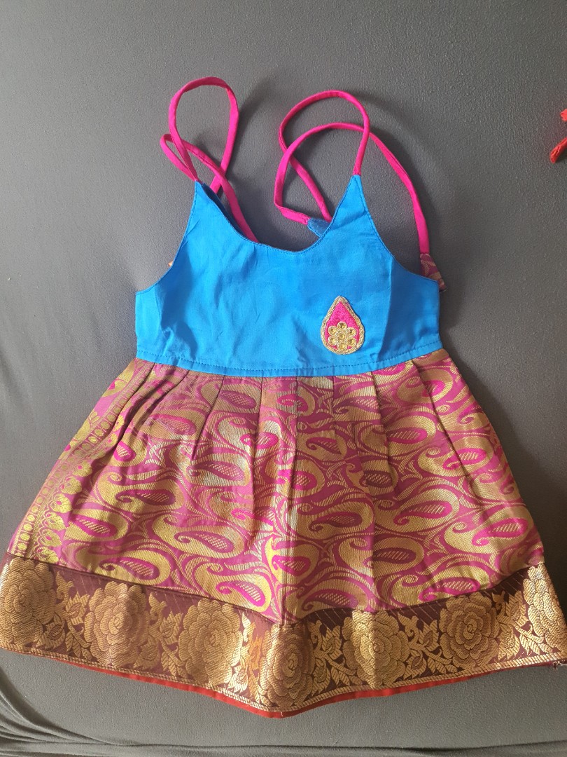 Indian baby girl traditional clothes, Babies & Kids, Babies & Kids ...