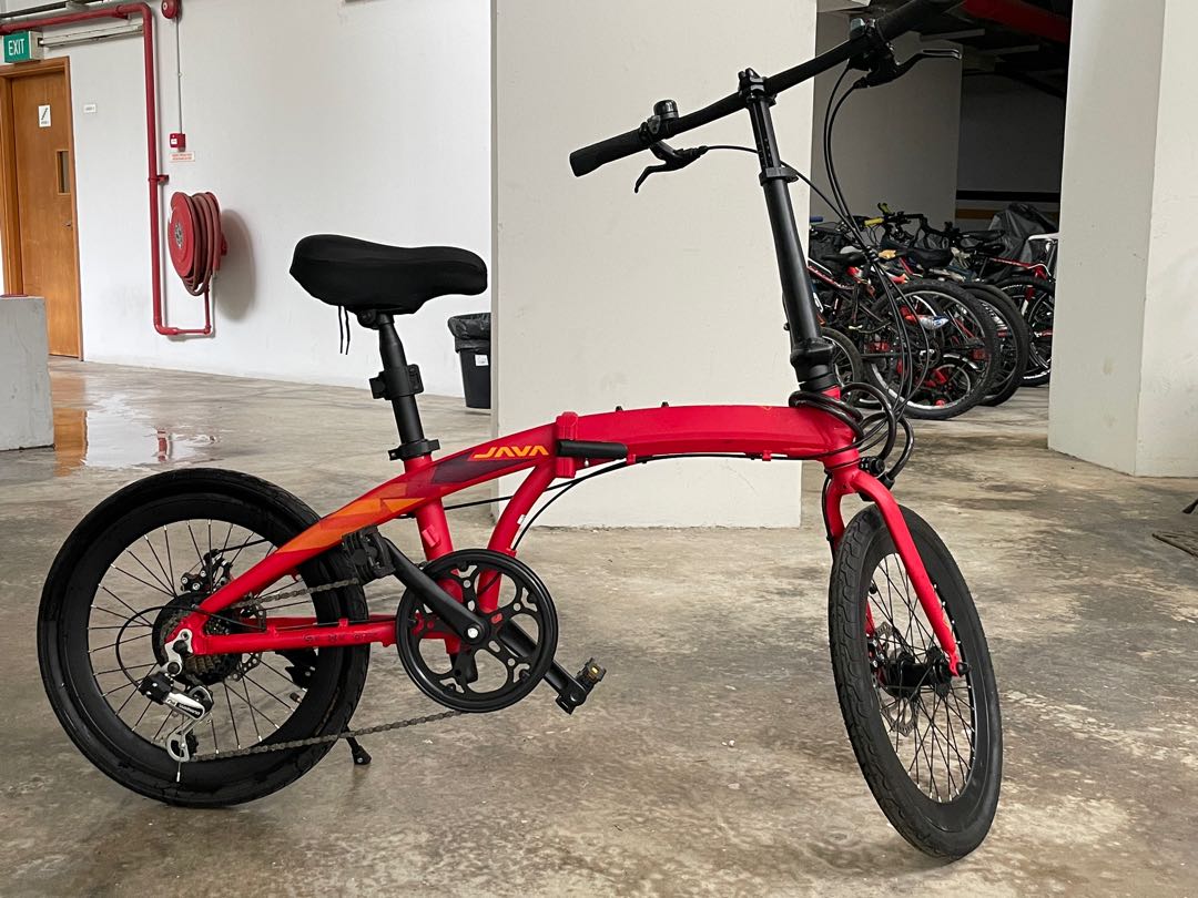 Java zelo V2 foldable (Red), Sports Equipment, Bicycles & Parts ...