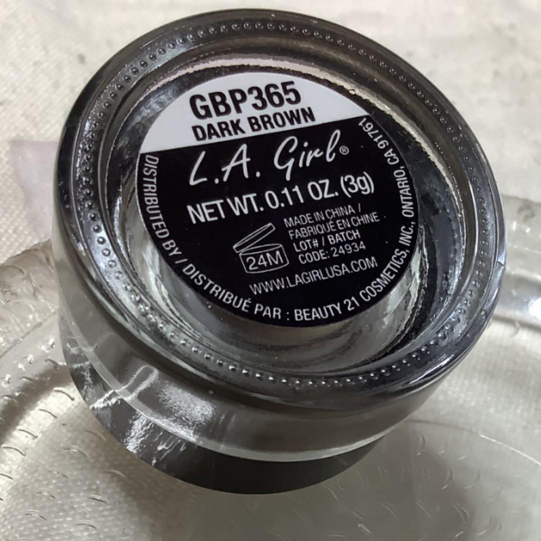 LA Girl Brow Pomade in Dark Brown, Beauty & Personal Care, Face, Makeup ...