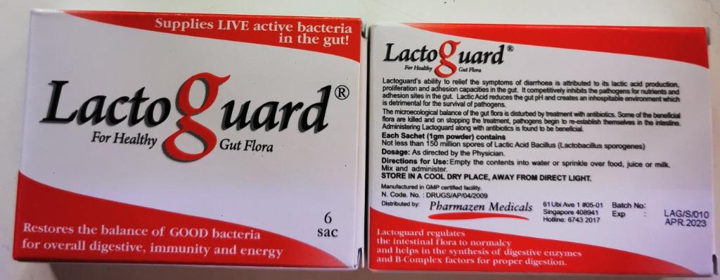 LactoGuard Probotics / Bisacodyl Suppository / Assure, BD and Biomedi ...