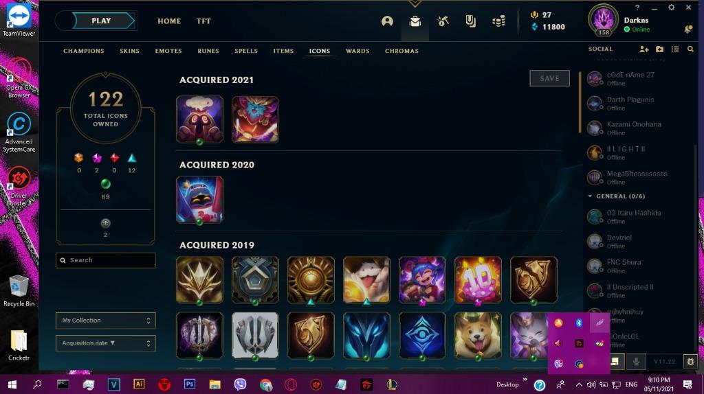 league of legends acc, Video Gaming, Video Game Consoles, Others on ...