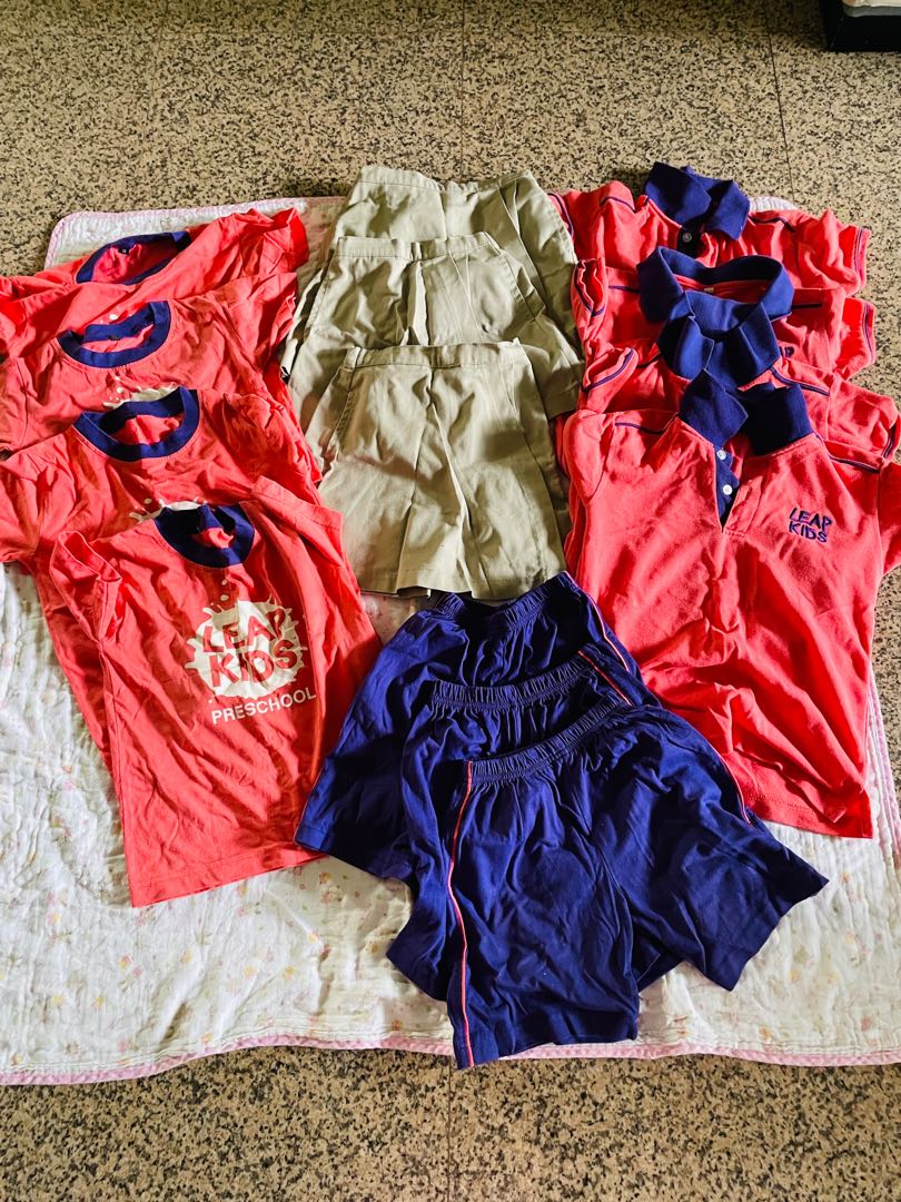 Leap kids school uniform and PE attire, Babies & Kids, Babies & Kids ...