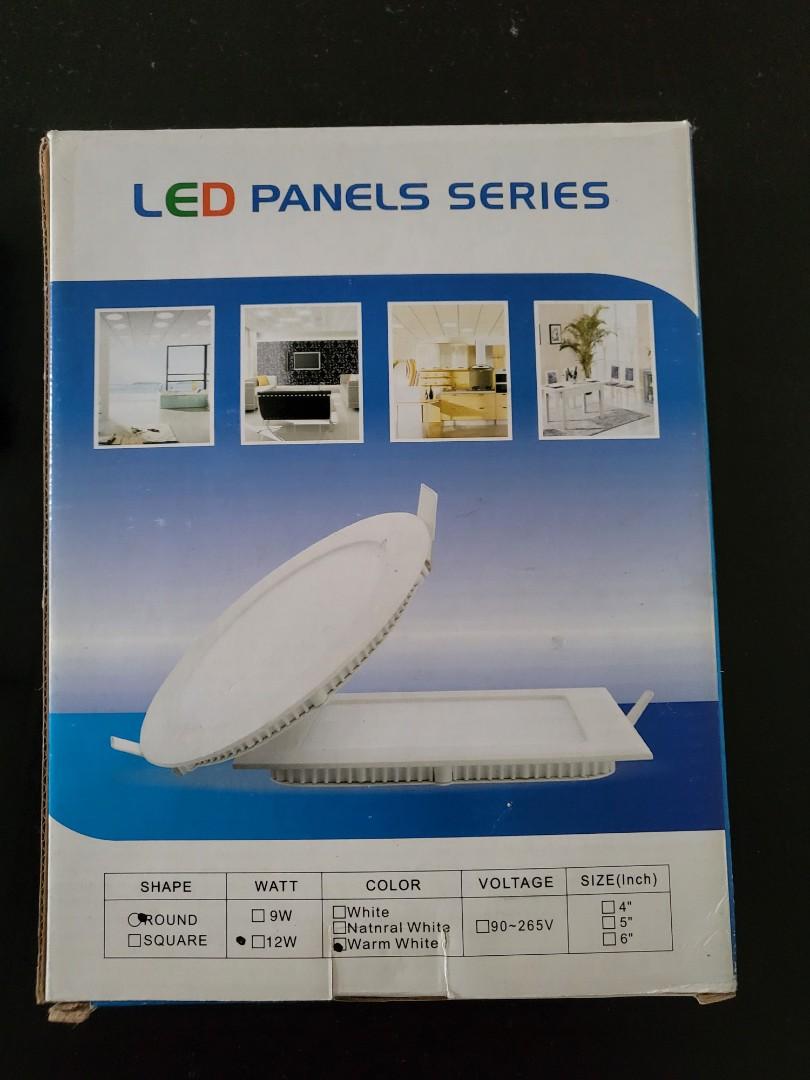 LED Panels series, Furniture & Home Living, Lighting & Fans, Lighting ...