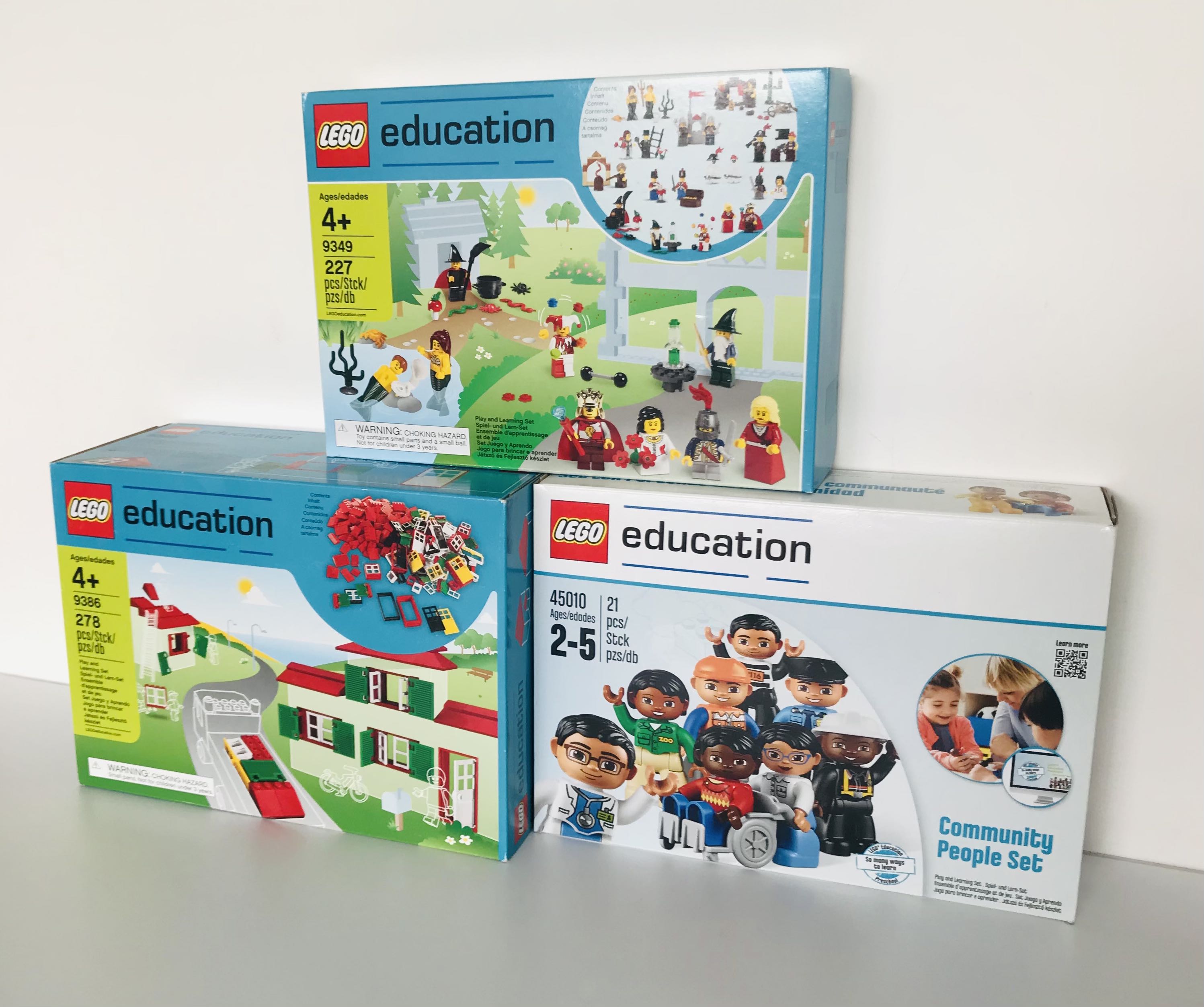 Lego EDUCATION 9349 Fairytale & Historic Minifigures/9386 Doors ...
