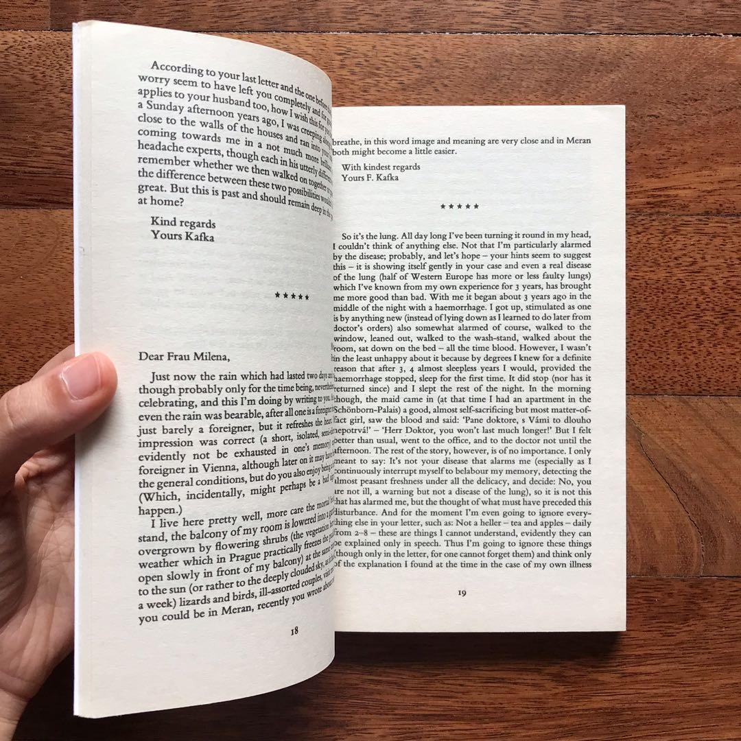 Letters To Milena Franz Kafka {classic} Books And Stationery Books On