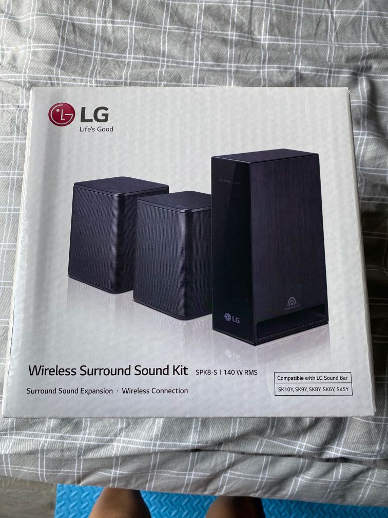 LG SPK8-S wireless surround sound kit, Audio, Soundbars, Speakers ...