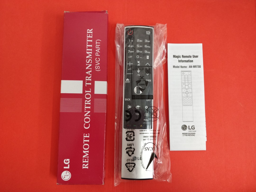 LG universal remote control an-mr700, TV & Home Appliances, TV ...