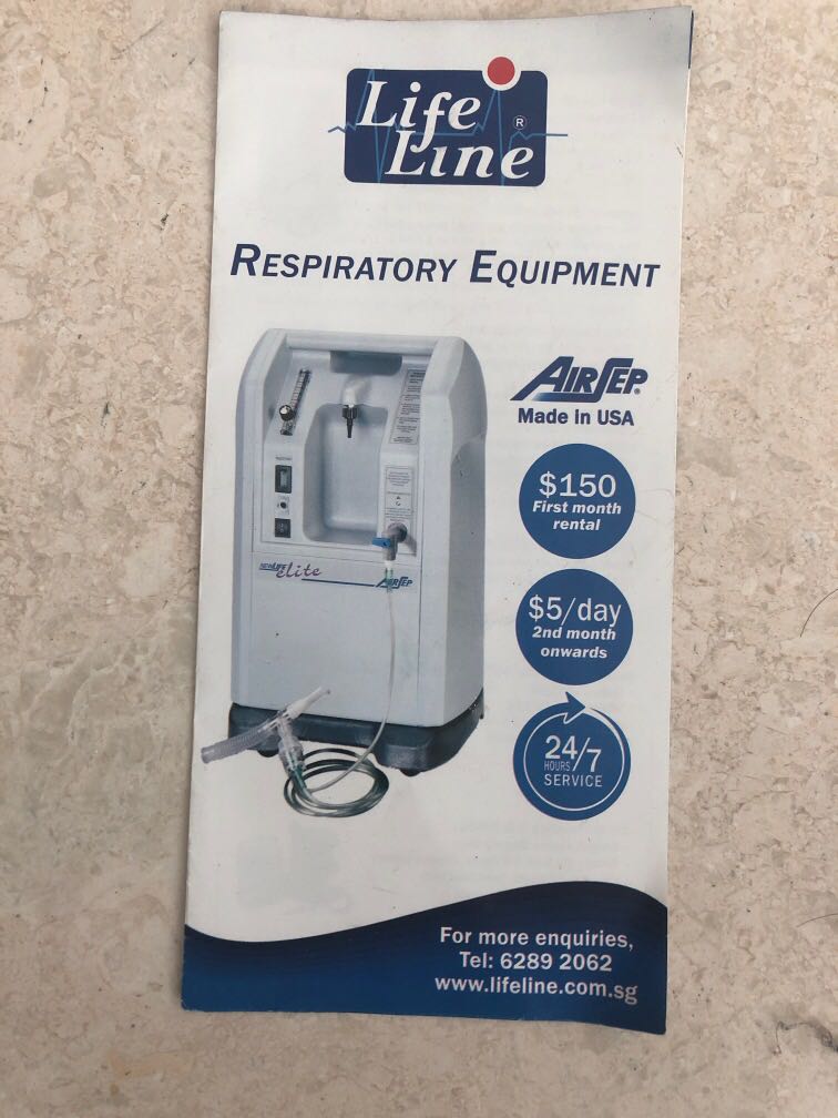 Lifeline USA made Oxygen Respirator, Everything Else on Carousell