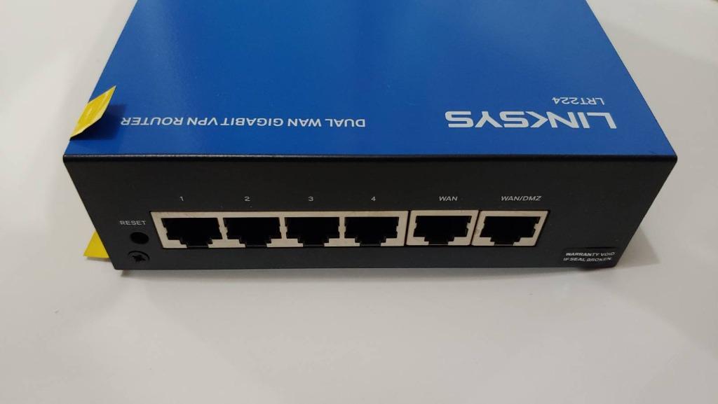 Linksys LRT224 Dual WAN Business Gigabit VPN Router 路由器, 電腦＆科技, 商務用科技產品 ...