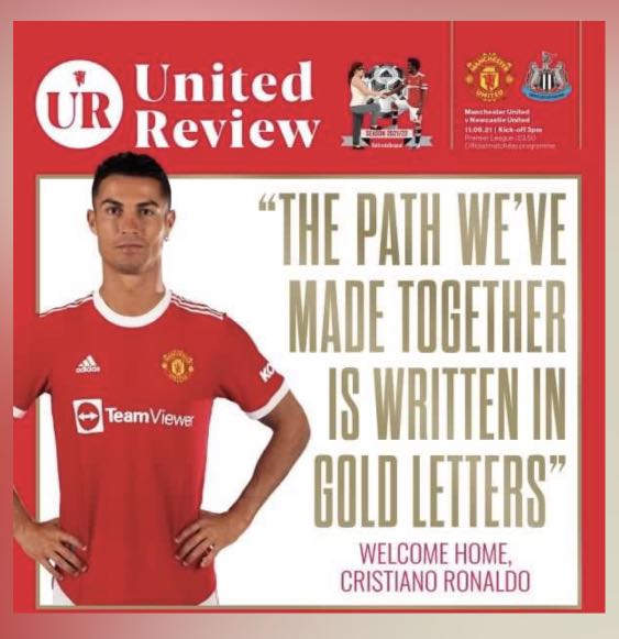 Manchester United programme United Review, Hobbies & Toys, Books ...