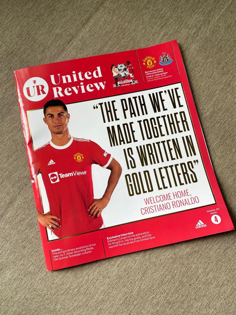 Manchester United programme United Review, Hobbies & Toys, Books ...