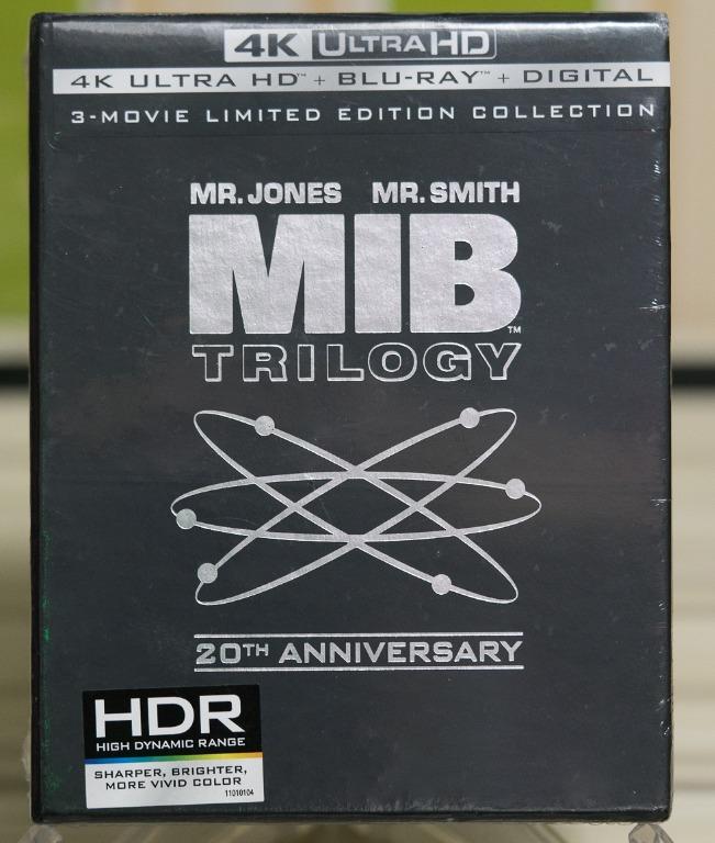Men in Black Trilogy 4K Blu-ray (20th Anniversary Limited Edition Collection), Hobbies & Toys ...