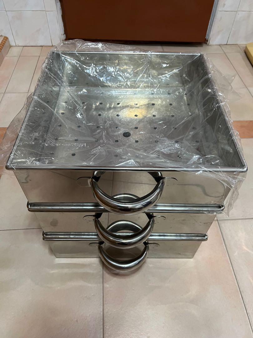 Metal steamer (square shaped), Furniture & Home Living, Kitchenware ...