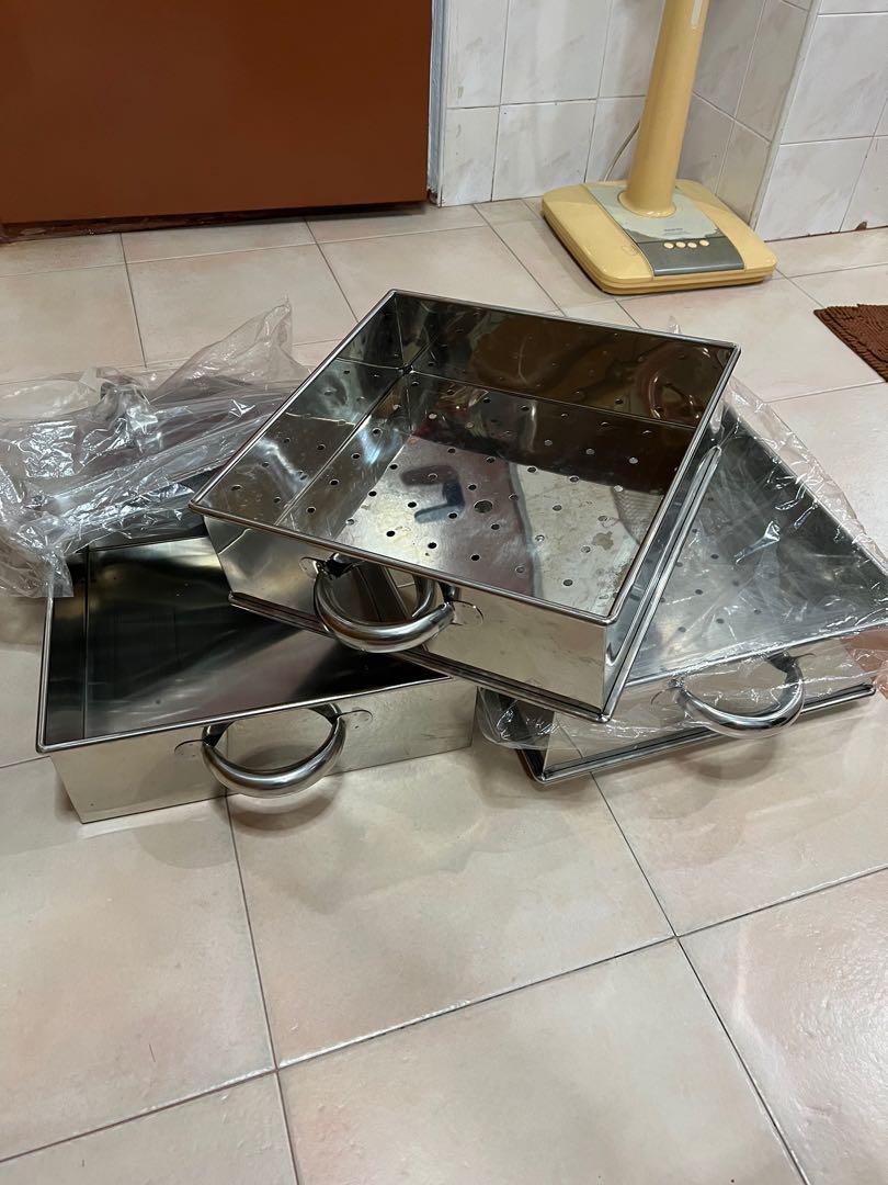 Metal steamer (square shaped), Furniture & Home Living, Kitchenware ...