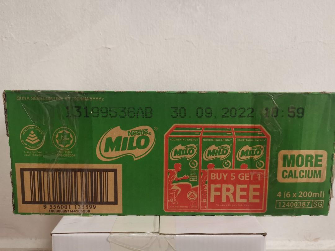 Milo UHT Chocolate Malt Packet Drink [24 packets per carton], Food ...