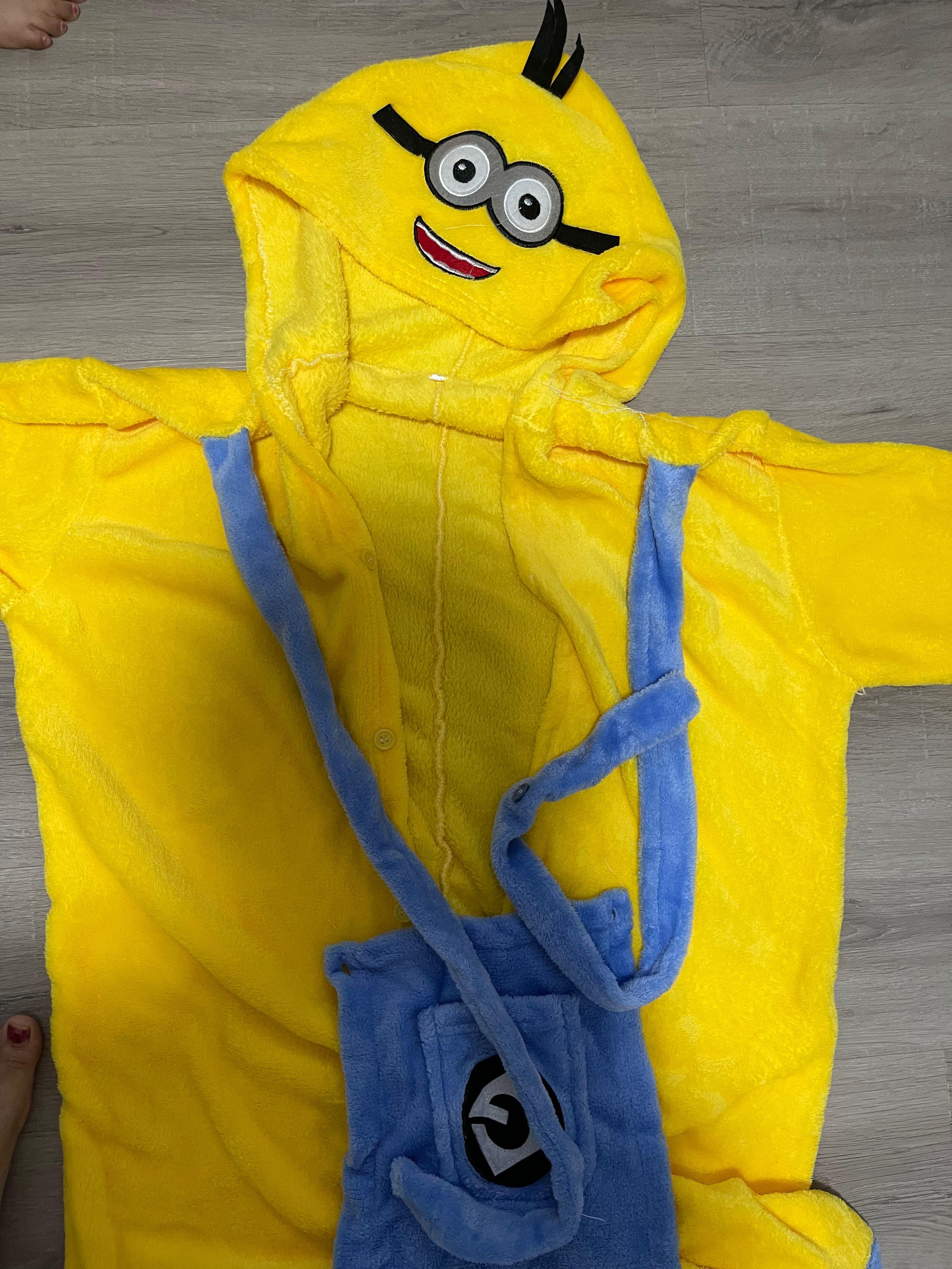Minion adult onesie costume, Men's Fashion, Tops & Sets, Sleep and ...