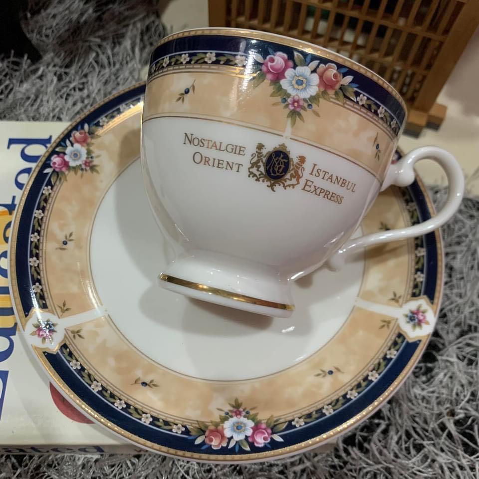 Momoyama Orient Express Teacup & Saucer, Furniture & Home Living ...