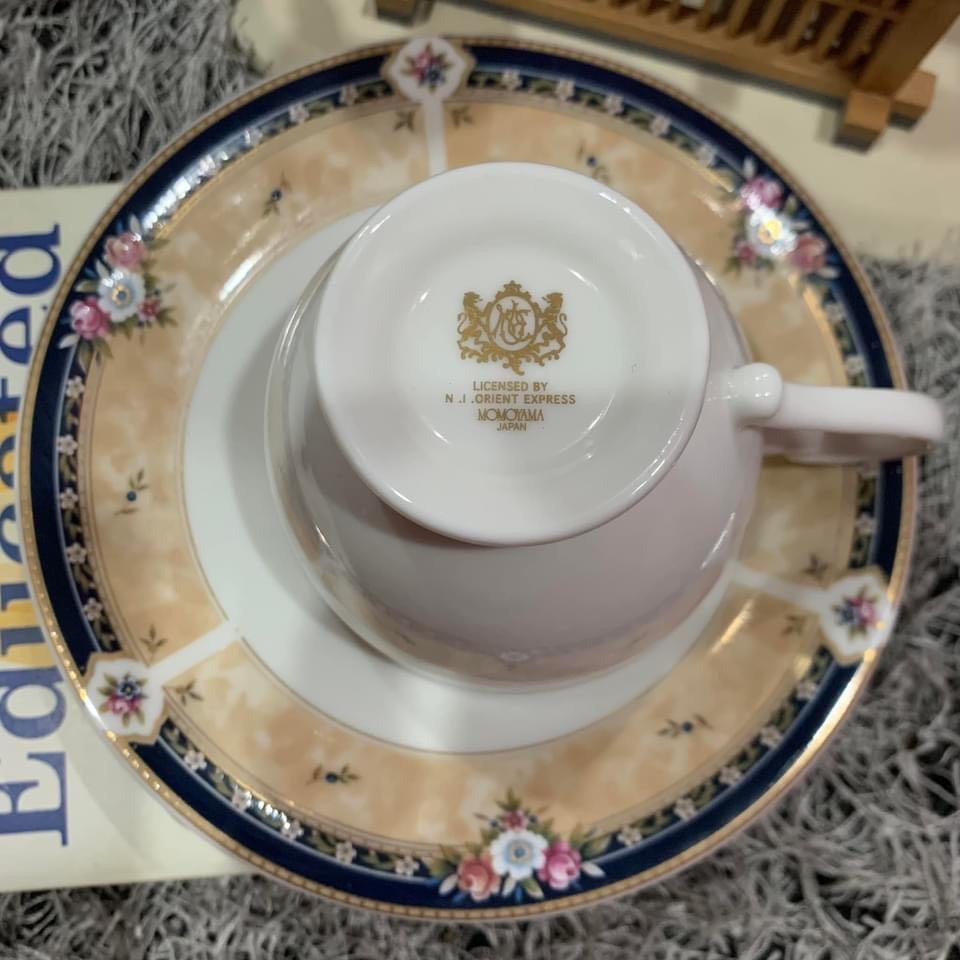 Momoyama Orient Express Teacup & Saucer, Furniture & Home Living ...