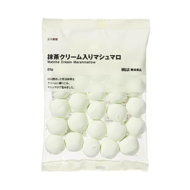 MUJI Matcha Cream Marshmallow 85g (Bundle of 5), Food & Drinks, Other ...