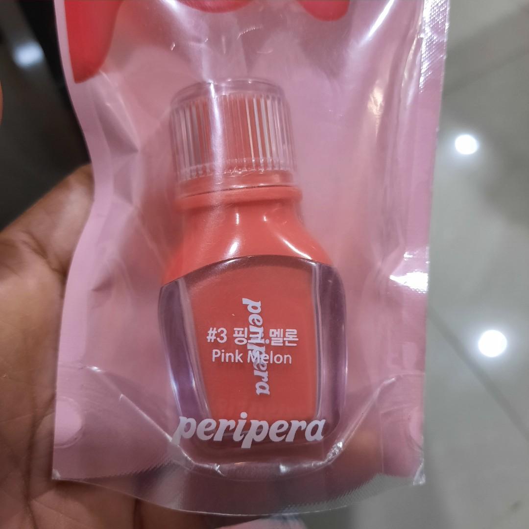PeriPera Korean Brand Pink Melon Sugar Glow Tint, Beauty & Personal ...