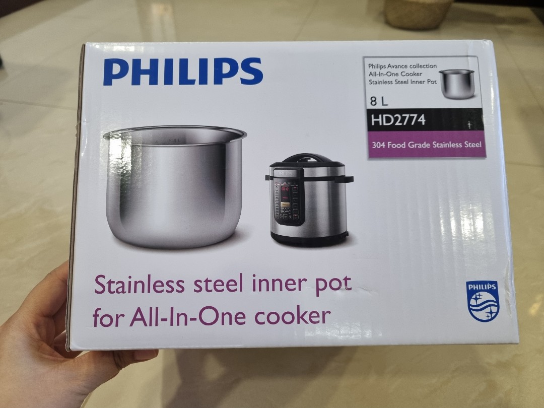 Philips stainless Steel inner Pot, TV & Home Appliances, Kitchen ...