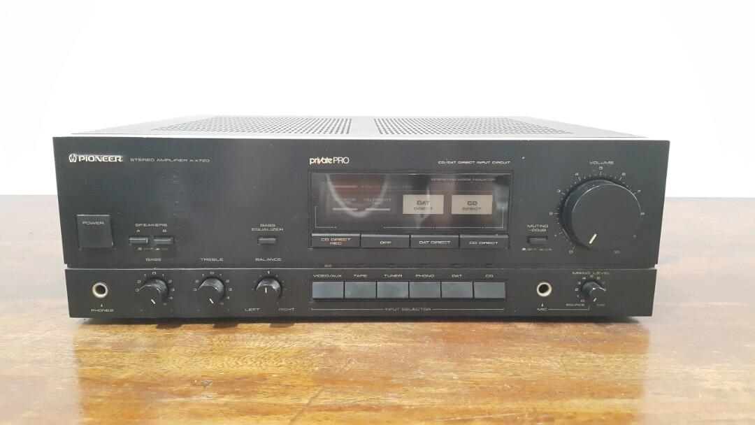 Pioneer AX720 Stereo Integrated Amplifier CD Direct Only, Audio ...