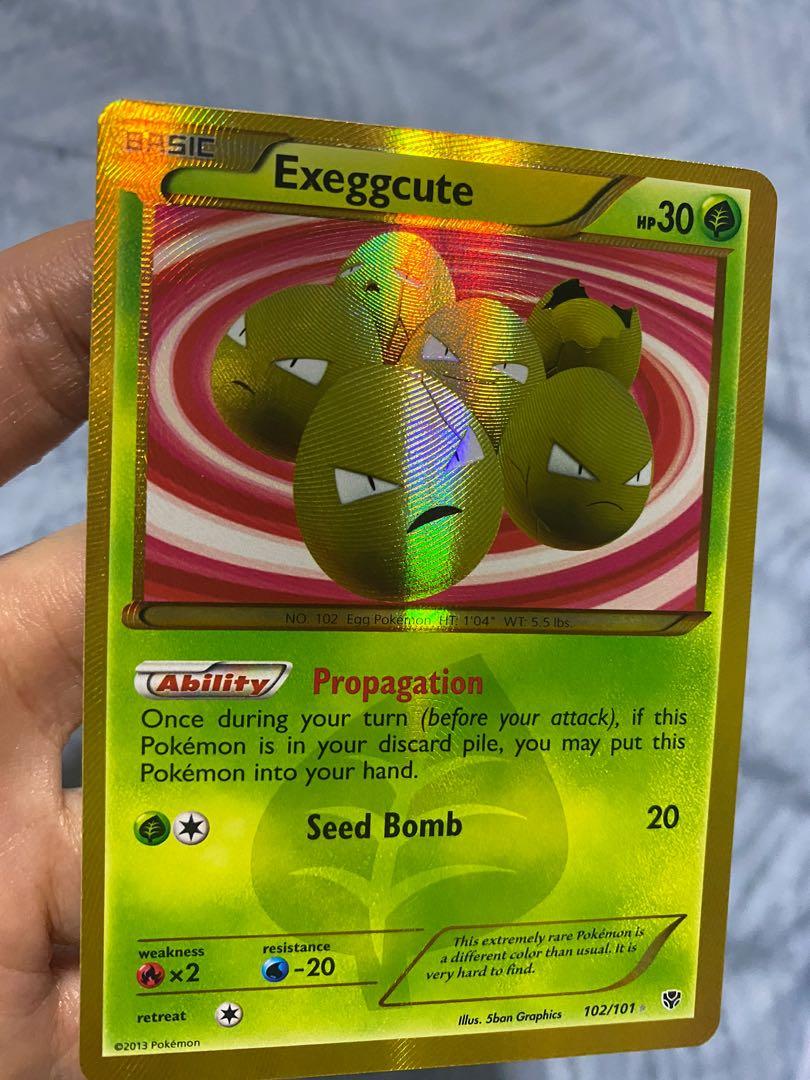 Pokemon card Exeggcute 102/101, Hobbies & Toys, Toys & Games on Carousell