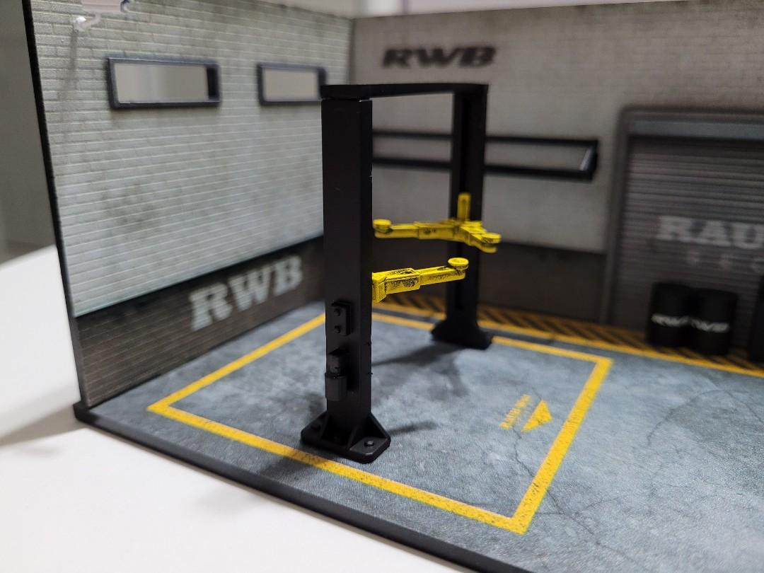 Porsche RWB Diorama for Mini GT, Tomica, Hot Wheels, Matchbox, Inno64 ...