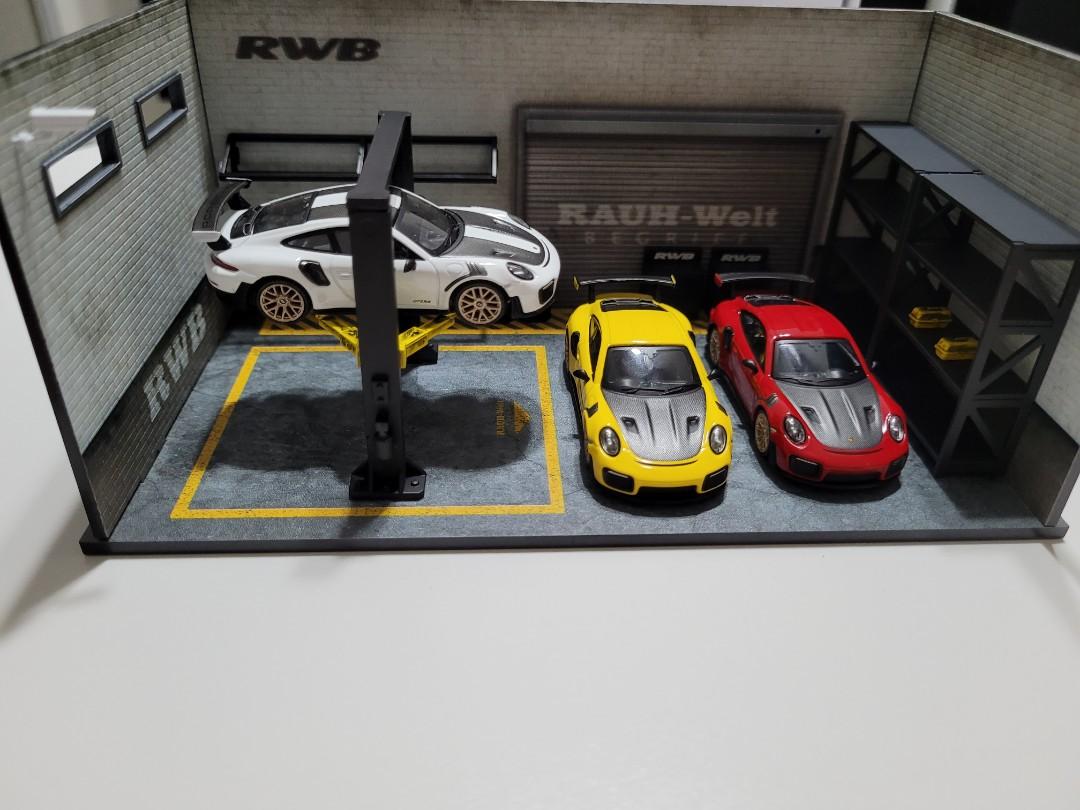Porsche RWB Diorama for Mini GT, Tomica, Hot Wheels, Matchbox, Inno64 ...