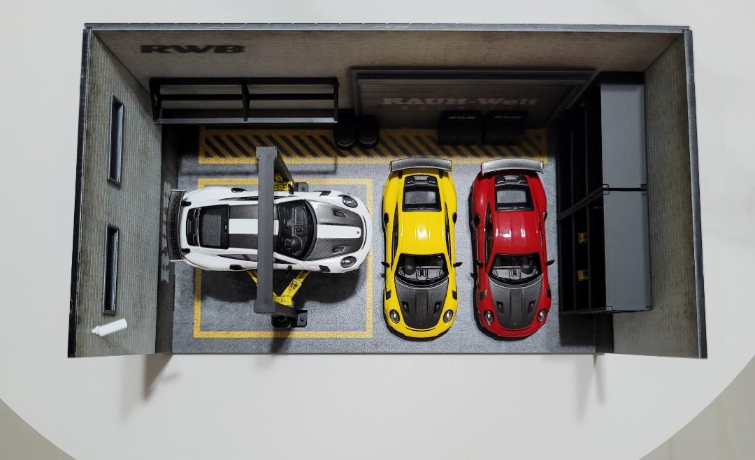 Porsche RWB Diorama for Mini GT, Tomica, Hot Wheels, Matchbox, Inno64 ...